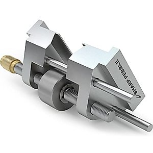 Sharp Pebble Honing Guide - Chisel Sharpening Jig for Chisels and Planes - Fits Chisels 0.25” to 1.96”, Fits Planer Blades 1.41” to 3.22”