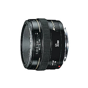 Canon EF 50mm f/1.4 USM Standard & Medium Telephoto Lens for Canon SLR Cameras - Fixed (Renewed)
