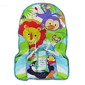 Replacement Part for Fisher-Price Infant-to-Toddler Rocker - DTG96 ~ Rocking Chair Replacment Seat Pad/Cover ~ Colorful Jungle Theme Print