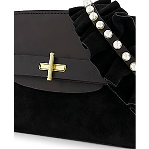 Zac Posen Brigette Belted Clutch, Black