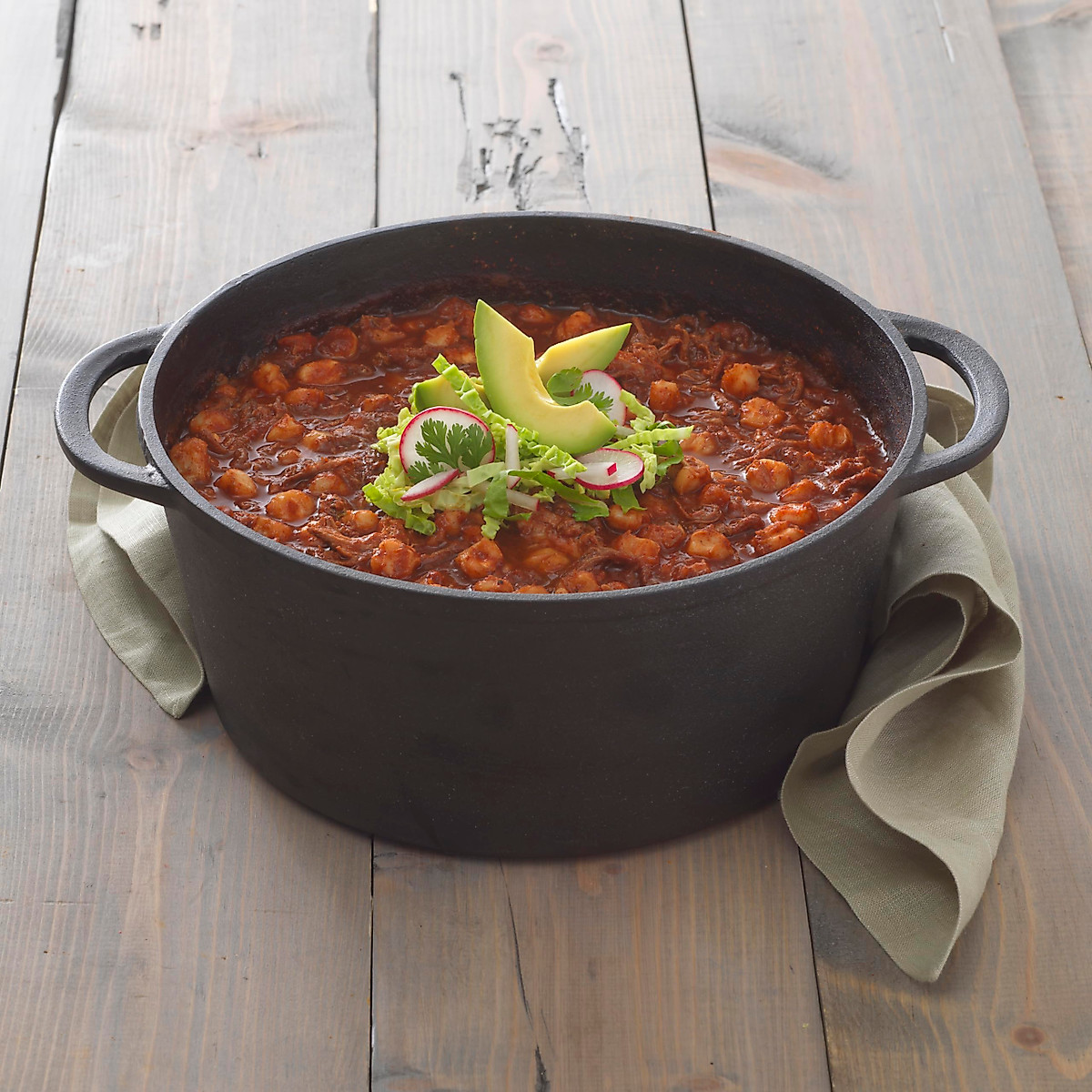 GoodCook Pre-Seasoned Cast Iron Dutch Oven, 5 Quart, Black