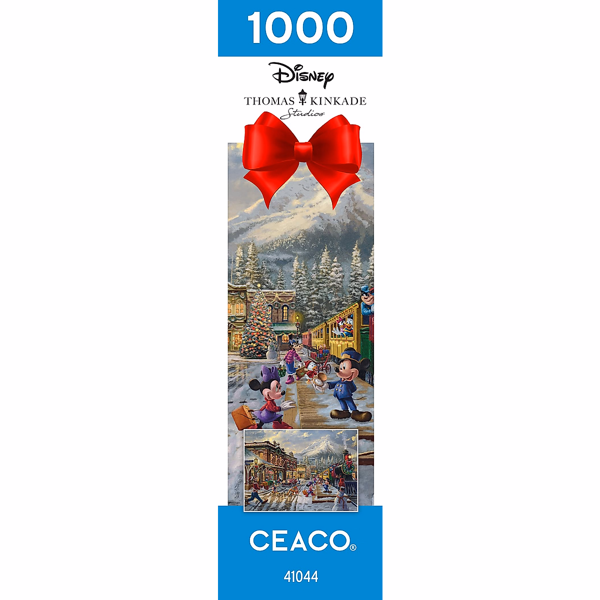 Ceaco - Thomas Kinkade - Disney - Holiday - Candy Cane Express - 1000 Piece Jigsaw Puzzle
