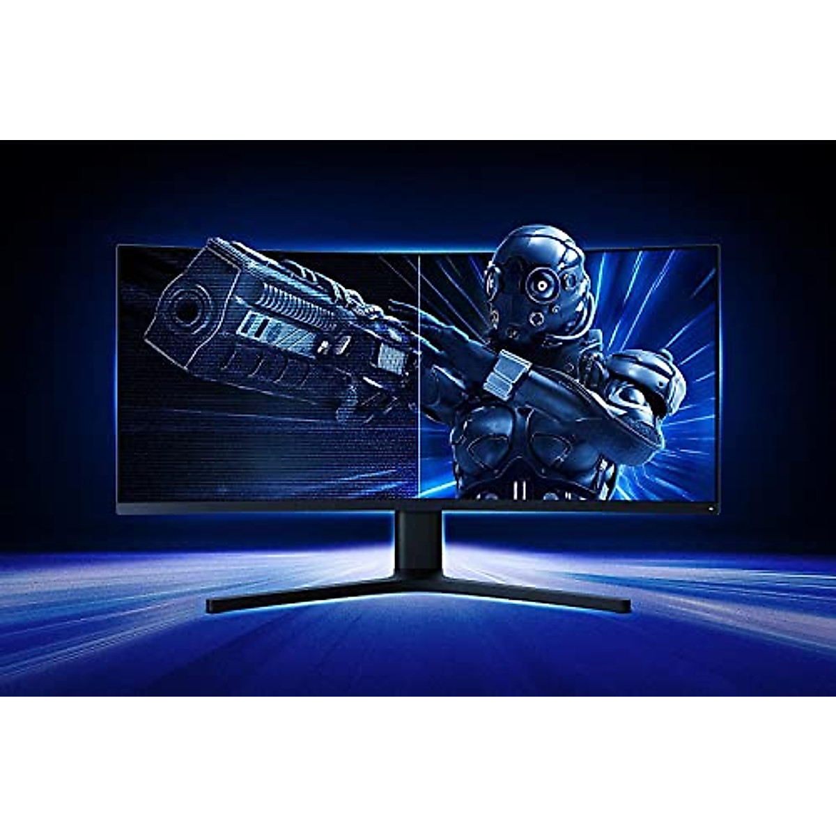 Xiaomi Mi Curved Gaming Monitor 34 Inch with AMD FreeSyncPremium, WQHD 3.440 x 1.440, 21:9, 144Hz, 4ms, 300lm, 121% sRGB, 2 HDMI, 2 Display Port, Audio Out, TUV Certified Blue Light Reduction