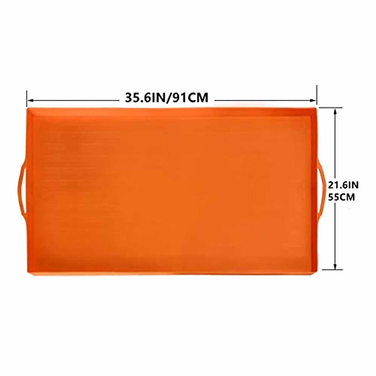 36" Griddle Silicone Protective Mat for Blackstone, Protective Cover Mats with Tong for Blackstone 36in Griddle Top Covers for Blackstone Protector Indoor Outdoor-Orange(Not for 36'' Cabinet Griddle)