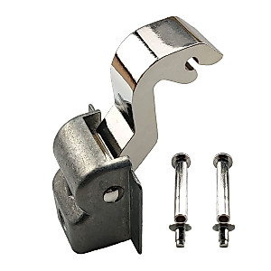 RV Awning Rafter Rivet Slider Asm, RV Camper Trailers Motorhome Awning Sunshade Arm Parts, for Automatic Roll-up Awning and Keeps Canopy Tensioned and Stabilizes, with 4 Rivets and Caps- 2 Packs