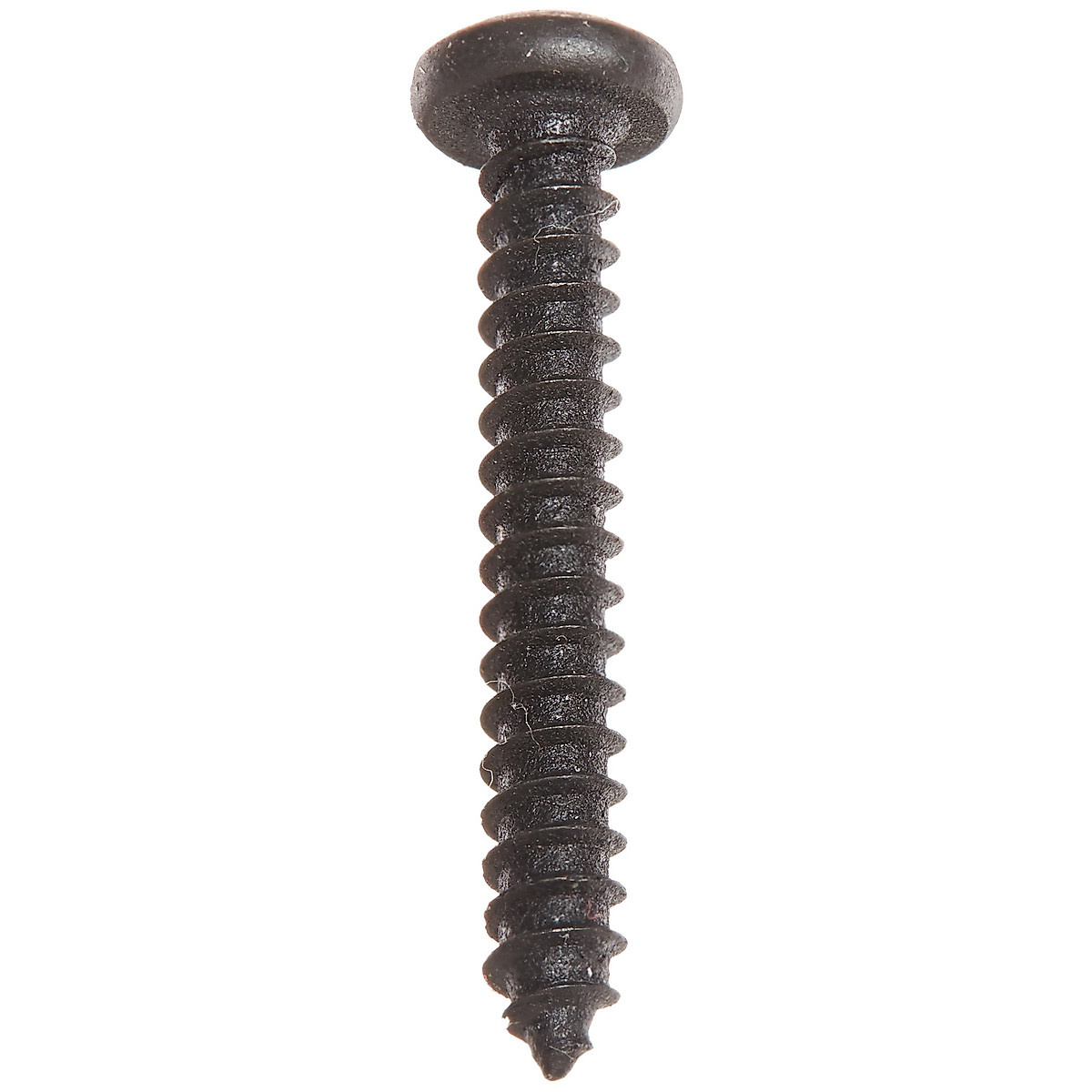 Small Parts 0616ABPPB Steel Sheet Metal Screw, Black Oxide Finish, Pan Head, Phillips Drive, Type AB, #6-20 Thread Size, 1" Length (Pack of 100)