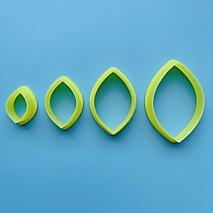 Set of 4 Cat Eye Shape Cutter Set Polymer Clay Cutter