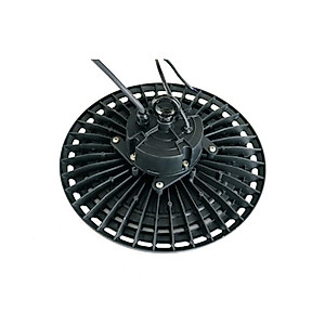 Luminance LED UFO High Bay Light 200W 4000K-5000K EV-U200W_D2DZ, Wet/Dry Location, Rated for 50,000 hrs., CRI 80, Nichia 3030, Black