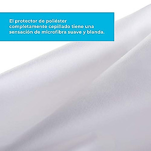 Linenspa Cover Protector-Waterproof-Vinyl Free, Queen, White & Cover Protector-Waterproof-Vinyl Free, Twin, White