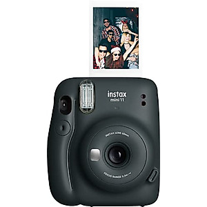 Fujifilm Instax Mini 11 Instant Camera, Charcoal Grey, 16654786