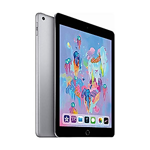 Apple iPad 9.7in 6th Generation WiFi + Cellular (32GB, Space Gray) (Renewed)