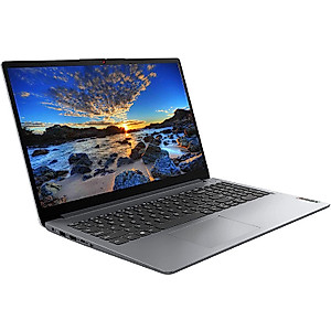 Lenovo 15.6" Laptop, IdeaPad, 8GB RAM, 384GB PCIe SSD, Wi-Fi 6 and Bluetooth 5.1, HDMI, SD Card Reader, 15.6" HD Anti-Glare Display, AMD Athlon Dual-core Processor, Windows 11 S, JVQ MP, Gray