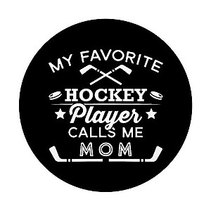 Favorite Ice Hockey Player Gift For Mom PopSockets PopGrip: Swappable Grip for Phones & Tablets
