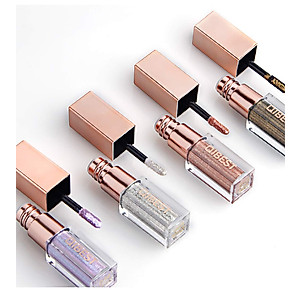 Diamond Glow Liquid Eye Shadow 7 Colors Set Metals Glitter Shimmer Eyeliners Long Lasting Waterproof Sparkling