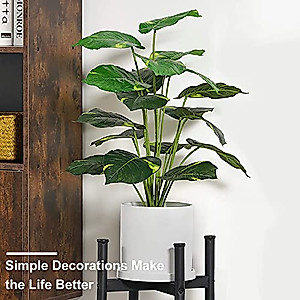 Artificial Trees for Outdoors, 30'' Artificial Green Plants Fake Tree UV Resistant Faux Plants for Indoor Outdoor Home Office Garden Decor（No Vase