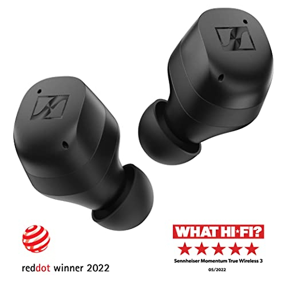 Sennheiser MOMENTUM True Wireless 3 Earbuds -Bluetooth In-Ear Headphones for Music and Calls with ANC, Multipoint connectivity , IPX4, Qi charging, 28-hour Battery Life Compact Design - Black