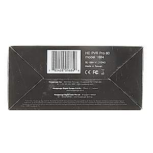 HAUPPAUGE HD PVR Pro 60 HD 4K in/Out 1080P 60fps Capture and Streaming PC Connected and Stand Alone for Zoom Skype YouTube Live and Twitch 1684