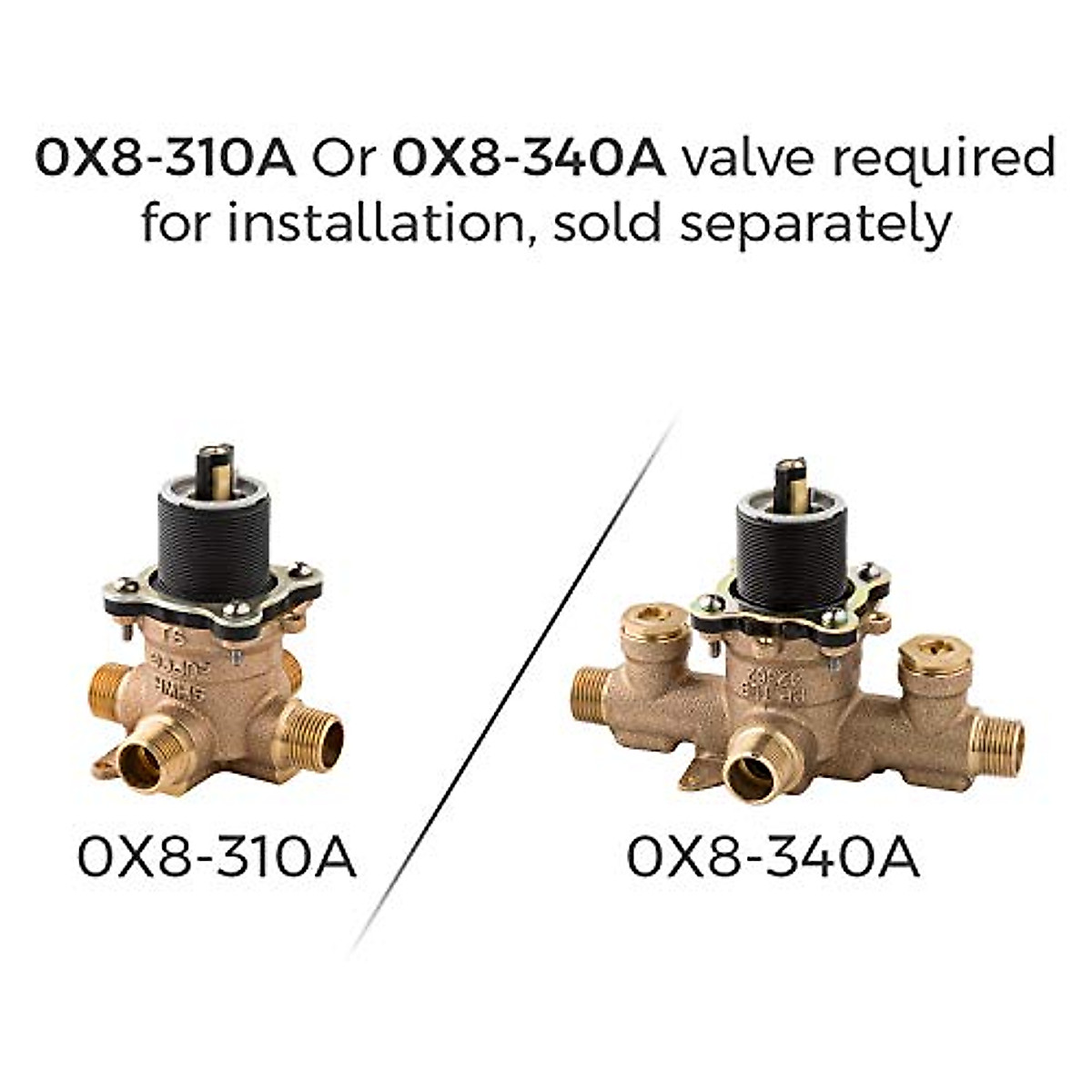 Pfister R89-1DAB R891DAB Valve Only Trim, Matte Black