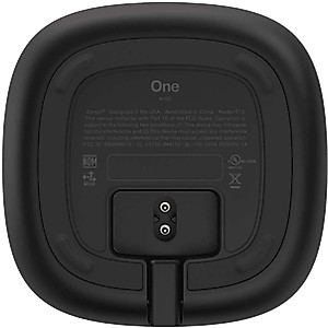 Sonos One (Gen 2) Smart Speaker with Alexa - Black (Renewed)
