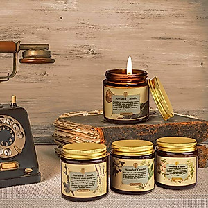 Scented Candles Gift Set for Women, Aromatherapy Candles 4 Pack Soy Wax Candle Set for Bath, Yoga, Mother's Day, Valentines Day Gifts for her, Birthday