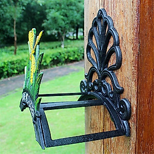 Water Pipe Holds Rack Heavy Duty Cast Iron Metal Dragonfly Wall Mounted Hose Butler Rustic Wall Hose Hanger Reel,love My Garden Garden Hose Storage Device Decoration Cast Iron Doorbell Decoration