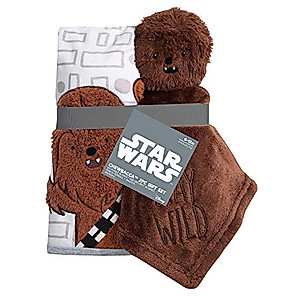 Lambs & Ivy Star Wars Chewbacca Wearable Blanket & Lovey Baby Gift Set - 2pc
