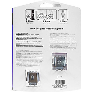 HIGH & MIGHTY 515815 2 Piece Oval Hook, 20 lb, White