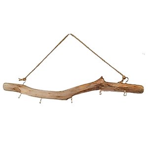 Wooden Hook Wall Mounted Driftwood Hook Devices Vintage Decorative Organization, Easy to Use Branch Wall Hook for Scarf/Headphone/Hat/Key