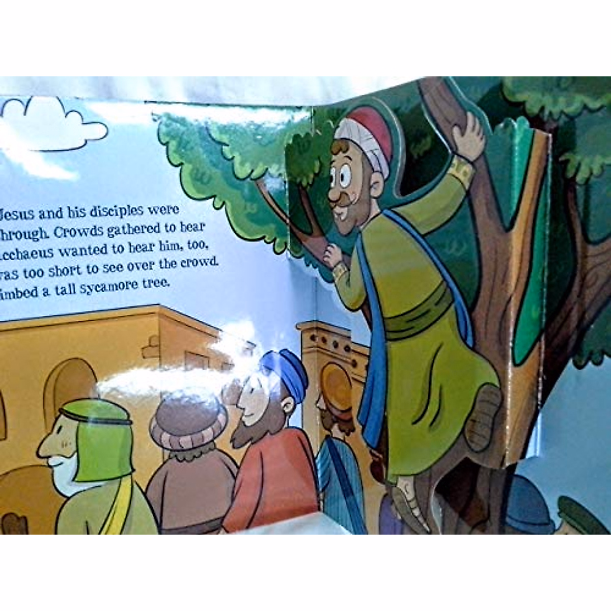 The Clever Factory The Story of Creation, Prodigal Son, Good Samaritan, and Zacchaeus Pop Up Books - Set of 4 Multicolored