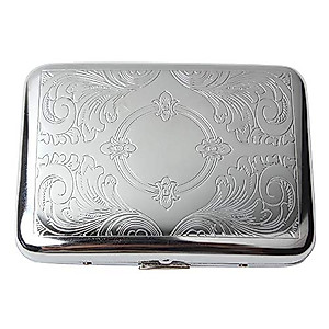 BOHONG RFID Blocking Credit Card Holder Metal wallet for Men Women - Stylish Travel Wallet - Best protection for Bank Debit, ID, ATM, Cards against Scanning Criminals