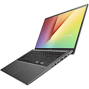 ASUS VivoBook F512DA Laptop, 15.6" FHD Display, AMD Ryzen 3 3200U Upto 3.5GHz, 4GB RAM, 128GB SSD, Vega 3, HDMI, Card Reader, Wi-Fi, Bluetooth, Windows 10 Home