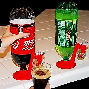 Upside Down Drinking Fountains Beverage Dispenser Soda Cola Beer Switch Pressure Red