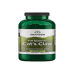 Swanson Full Specturm Cat's Claw - Antioxidant Support - Movement & Flexibility Support 500 mg 250 Capsules