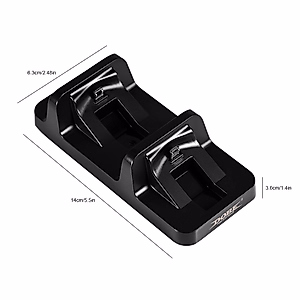 Dual Charging Docking Station, USB Gamepad Charger Stand, with LED Charging Indicator, Convenient and Compact Design, for Playstation 4 Game Controller