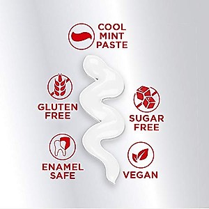 Colgate Renewal Gum Protection Whitening Toothpaste, Mint Toothpaste for Gingivitis and Teeth Whitening Restoration, Sugar Free, Enamel Safe, Gluten Free, Vegan, 3 Oz Tube