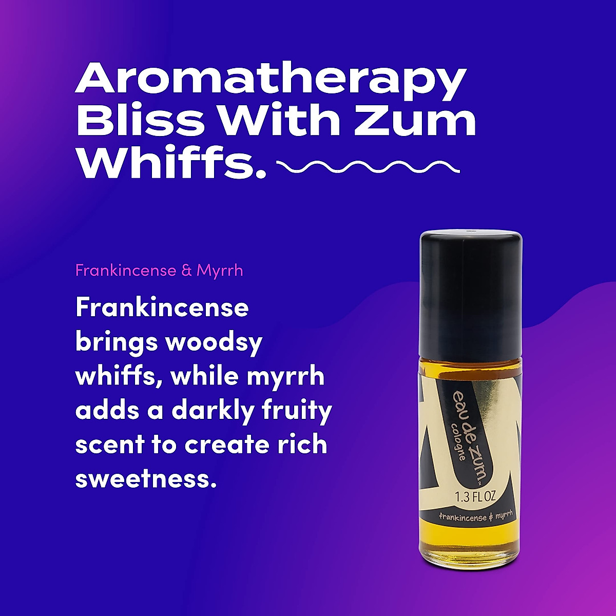 Zum Eau de Roll-On Cologne - Frankincense and Myrrh - 1.3 fl oz