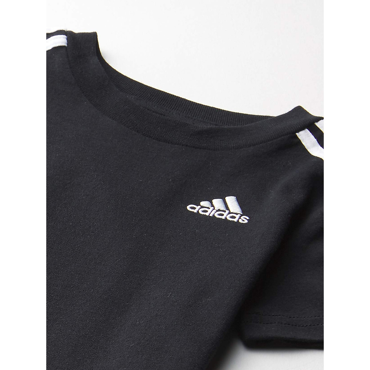 adidas boys Adi Classic 3-stripe Shorts, Black, 4T US