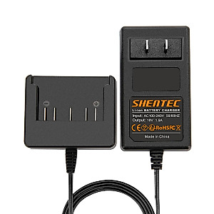 Shentec 18V Li-ion Slide-in Style Battery Charger Compatible with Bosch 18V BAT609 BAT609G BAT618 BAT618G BAT619 BAT619G BAT610G 2607336169 2607336170 2607336236 2607336091 2607336092