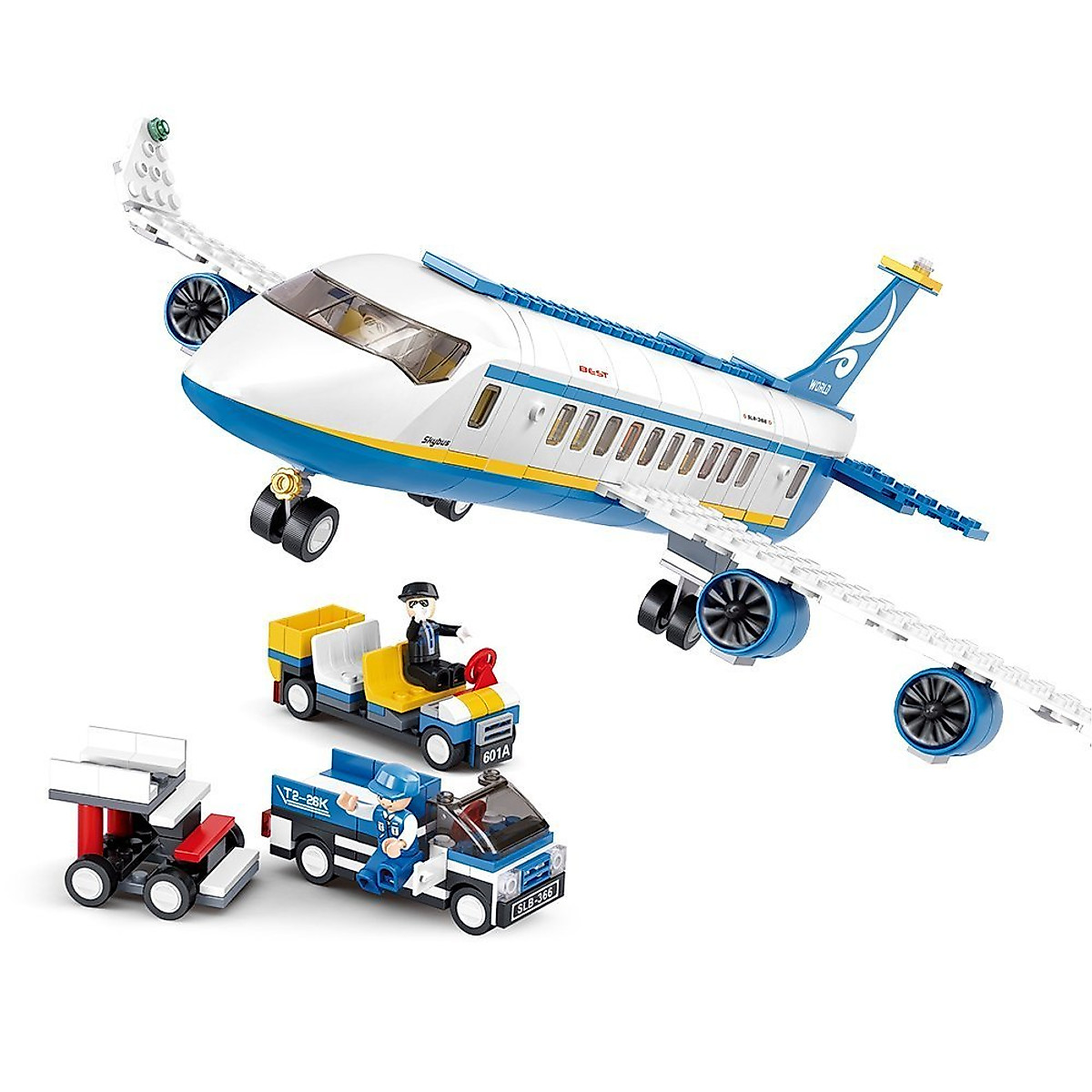 Sluban Aviation Blocks Plane Bricks Toy-Airbus (M38-B0366), 463 pieces