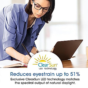 OttLite Capture Clip-On LED Selfie Ring Light for Desks - Conference Lighting for Remote Working, Tiktok, Content Creators & Zoom Meetings - ClearSun LED Technology - Dimmable with 3 Color Modes