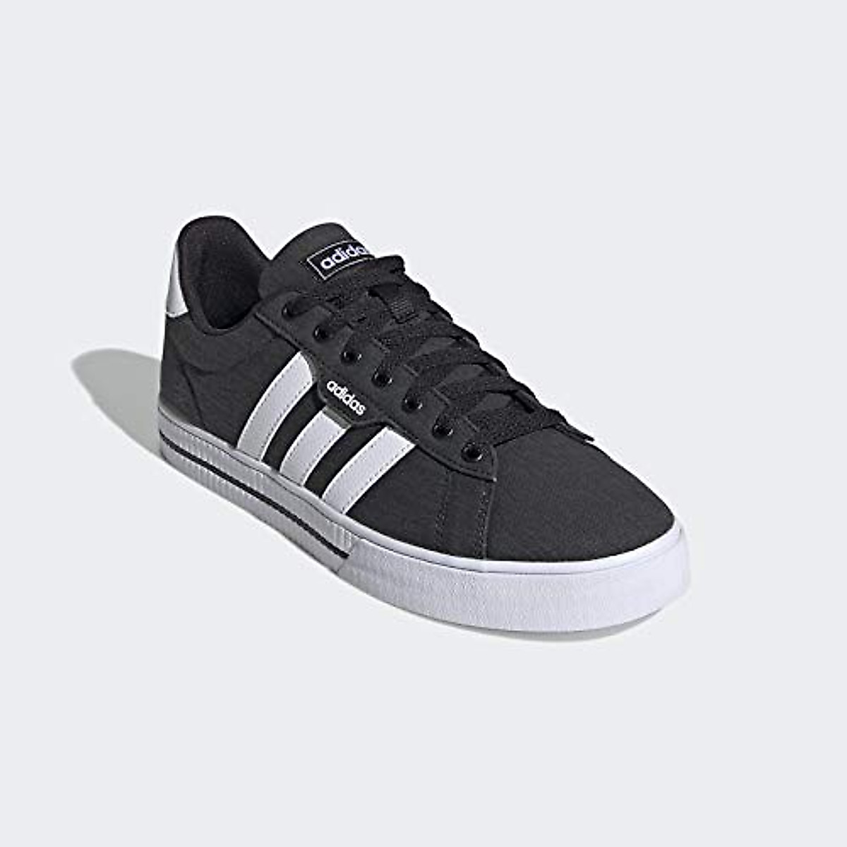 adidas Men's Daily 3.0 Skate Shoe, Core Black/Cloud White/Core Black, 10