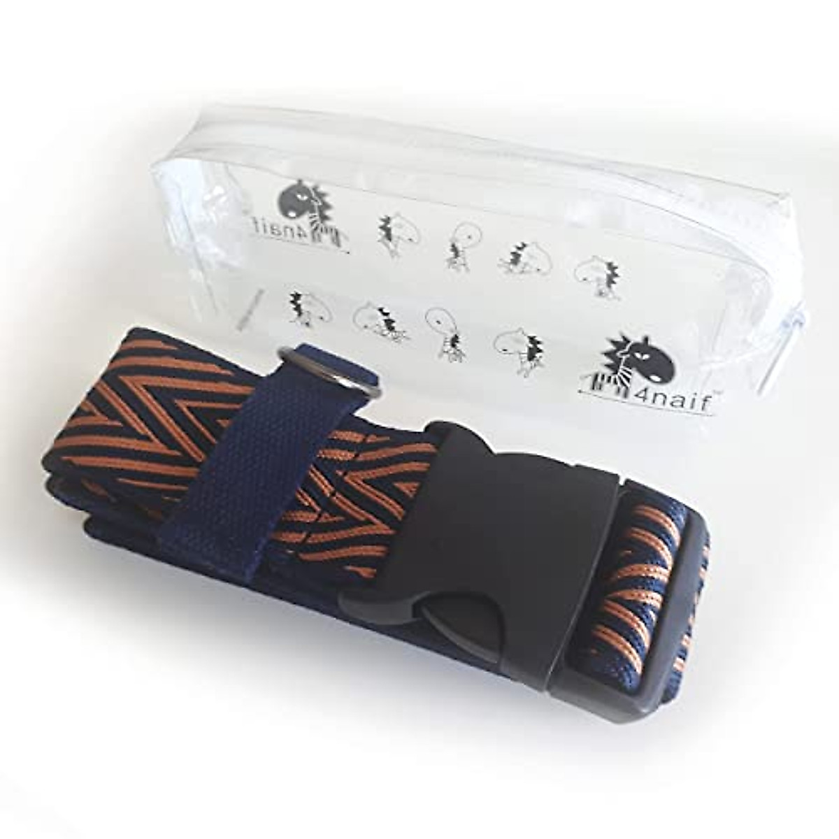 4naif Car Seat Travel Belt | Car Seat Travel Strap | Travel Toiletry Bag, Airplane Travel Essentials Kids and Toddler.