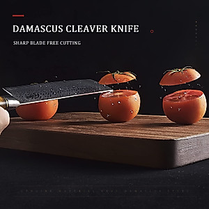 Orlan 5-Inch Utility Knife, Paring Knife Japanese VG10 Stainless Steel Beautiful Pattern and G10 Handle with Special Resin Ring Professional Damascus Knife - ForestGreen