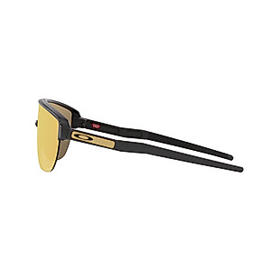 Oakley Men's OO9248 Corridor Rectangular Sunglasses, Matte Carbon/Prizm 24K, 42 mm