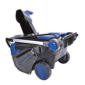 Snow Joe ION100V-21SB-CT 21-Inch 100-Volt Max 5Ah Brushless Lithium-iON Cordless Snow Blower, Blue/Black