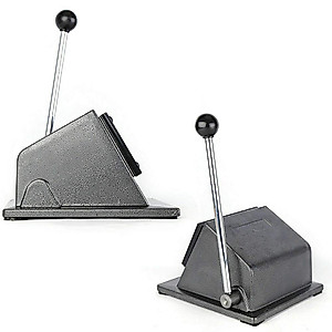 DNYSYSJ Badge Button Maker Cutting Machine Manual Round Graphic Punch Die Cutter DIY Button Badge Making Kit 37mm (49mm Cut Diameter)