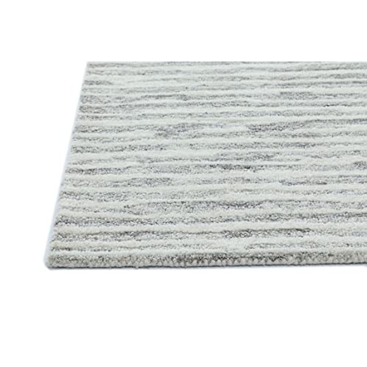 NUSTORY Hand Tufted - Area Rug - Grey Silt - Rectangle - 7'6" x 9'6"
