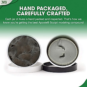 Aves Apoxie Sculpt - 2 Part Modeling Compound (A & B) - 1 Pound, Natural