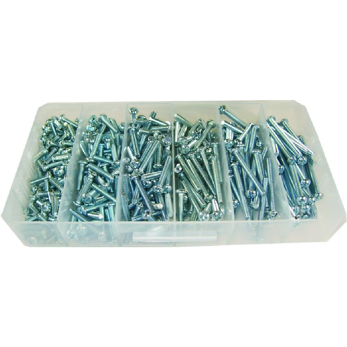 L.H. Dottie 632PS Machine Screw Kit, Round Head, 6-32 TPI by 1/2-Inch to 2-Inch Length