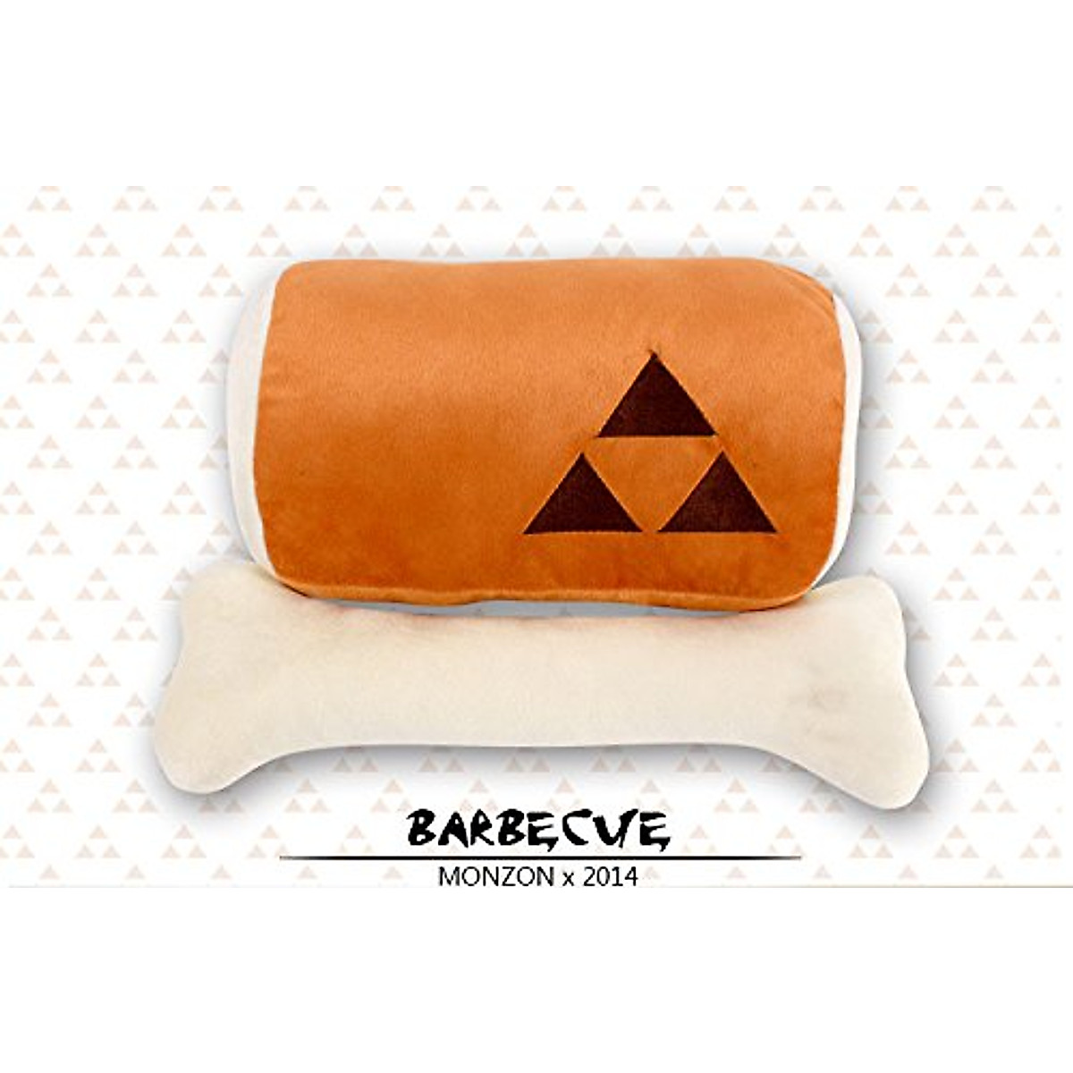 damdos Christmas Pillow Gifts Monster Hunter Roast Meat Plush Pillow Happy New Gift Throw Pillow